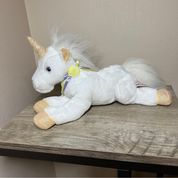 Aurora | Toys | Aurora 2 Flopsie White Unicorn Plush Sparkle Feet Venus ...